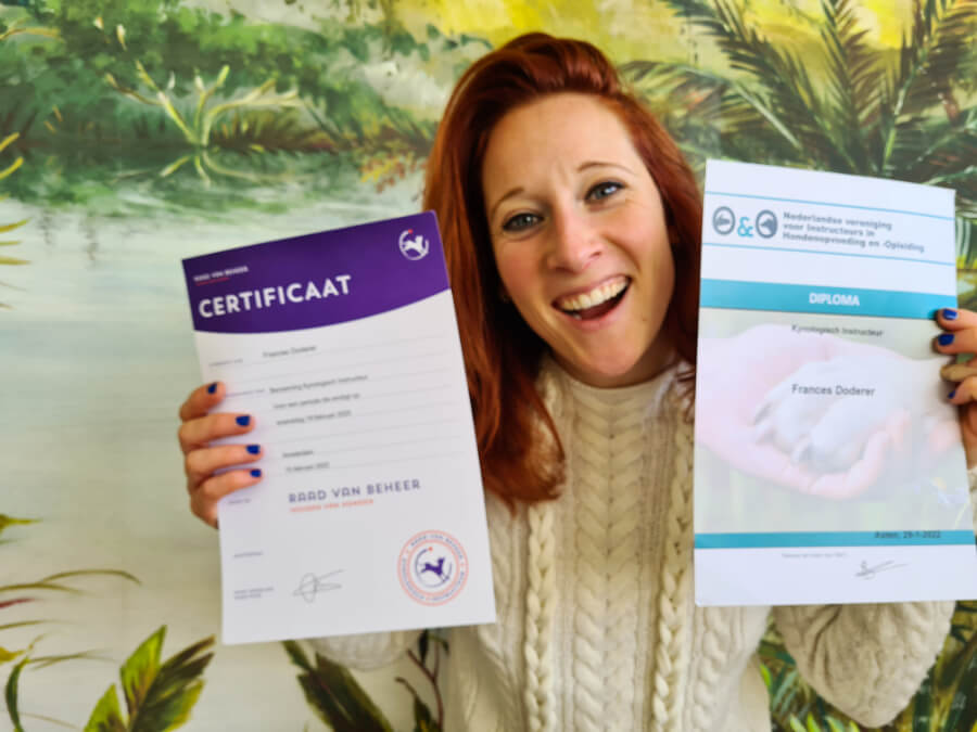 Frances benoemd tot Kynologisch Instructeur door de Raad van Beheer ...